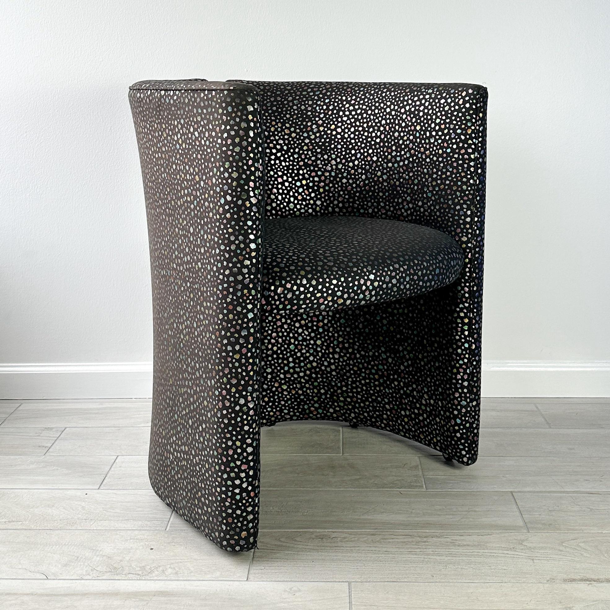 1980s Postmodern Split Back Chair – The Beau Ideal