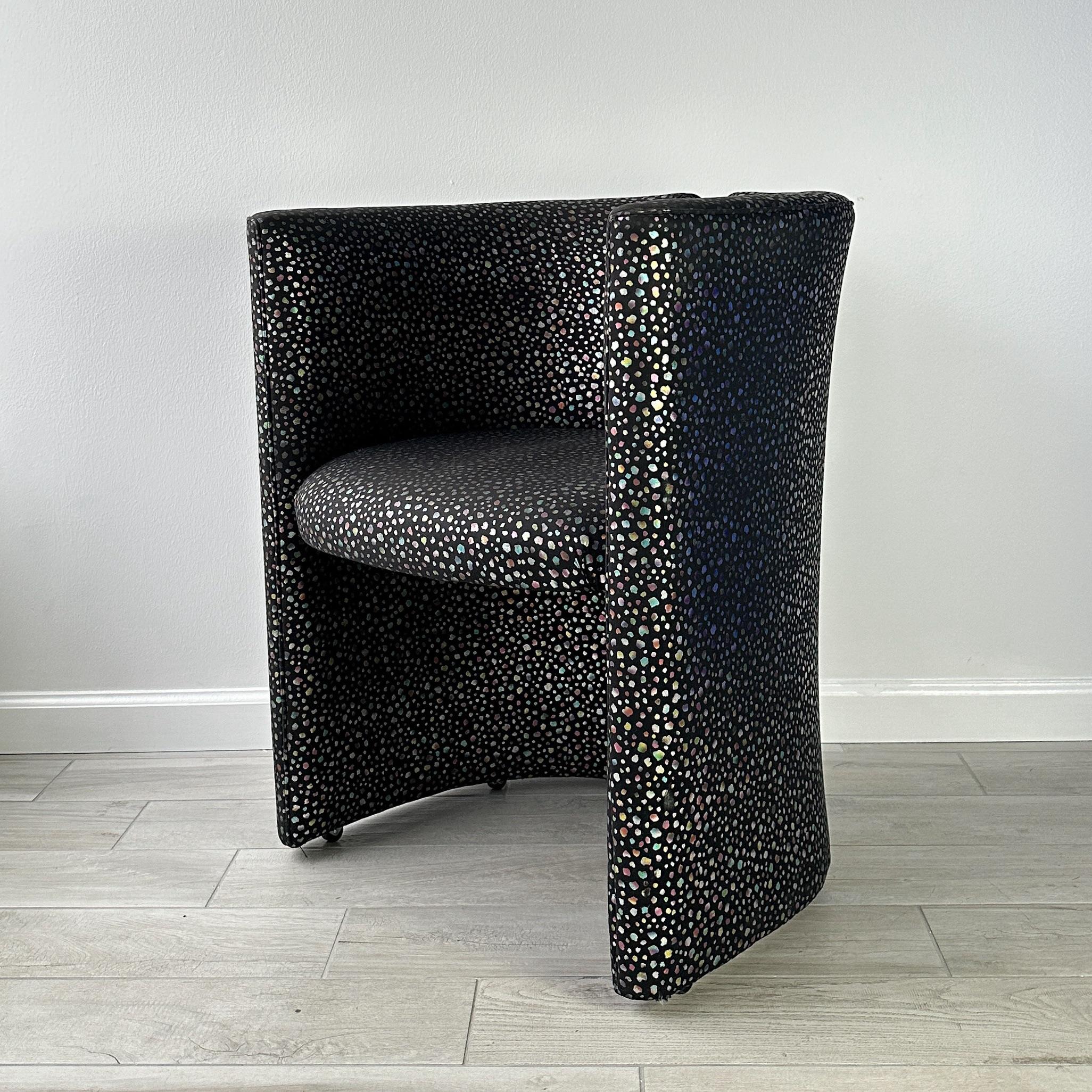 1980s Postmodern Split Back Chair – The Beau Ideal