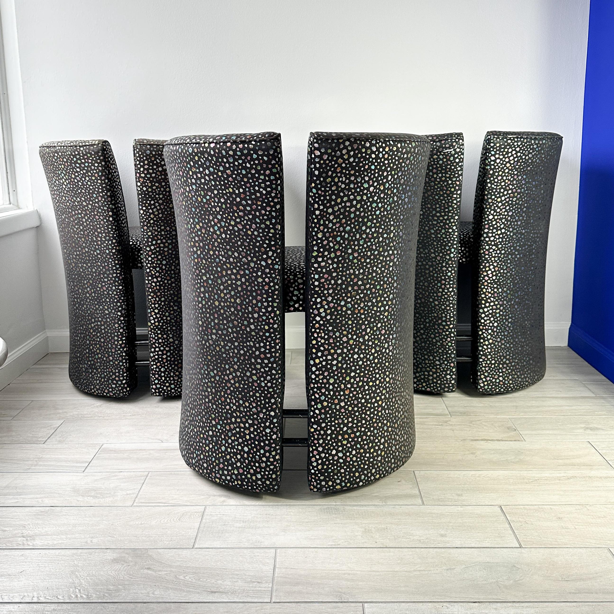 1980s Postmodern Split Back Chair – The Beau Ideal