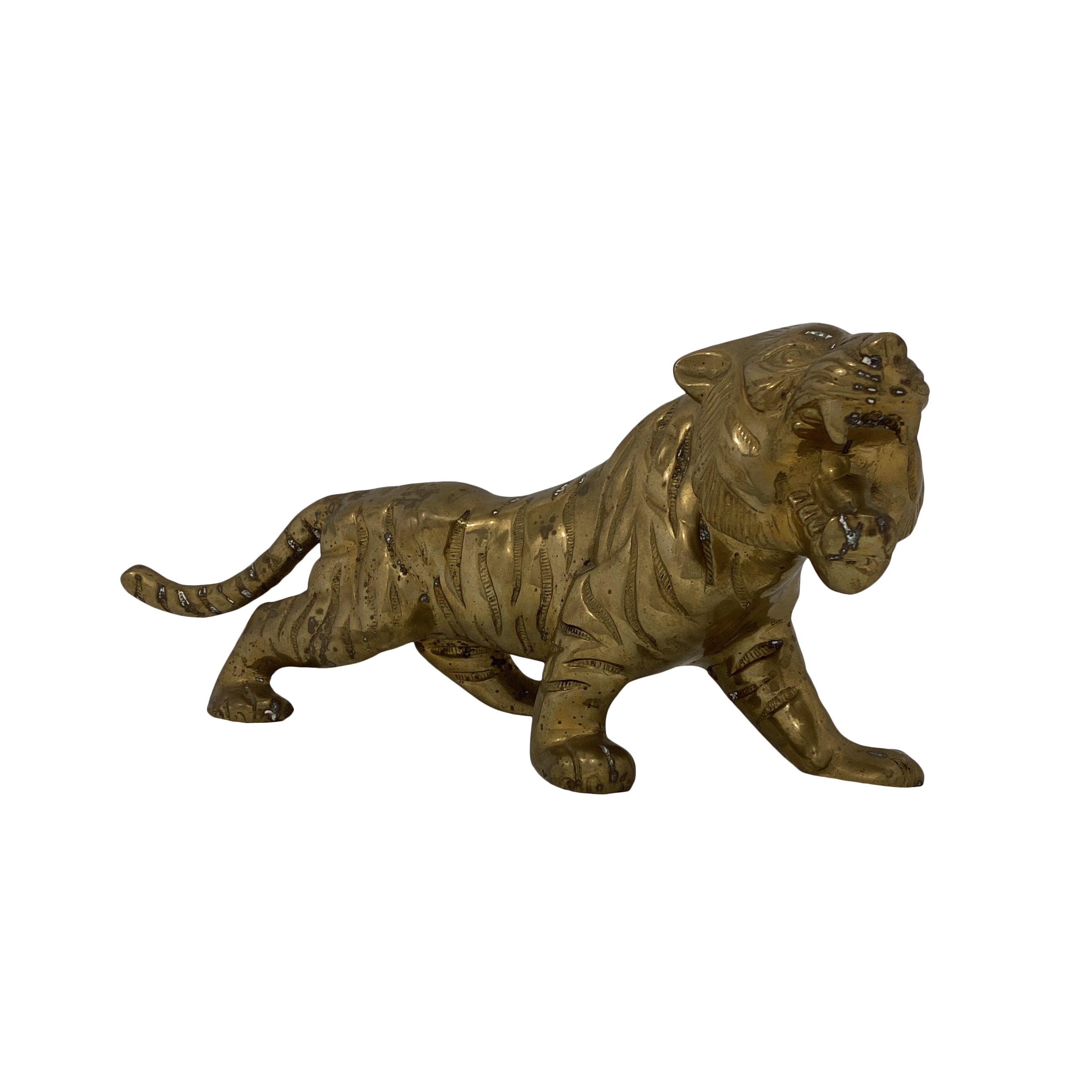 Brass Prowling Tiger Table Statue – The Beau Ideal