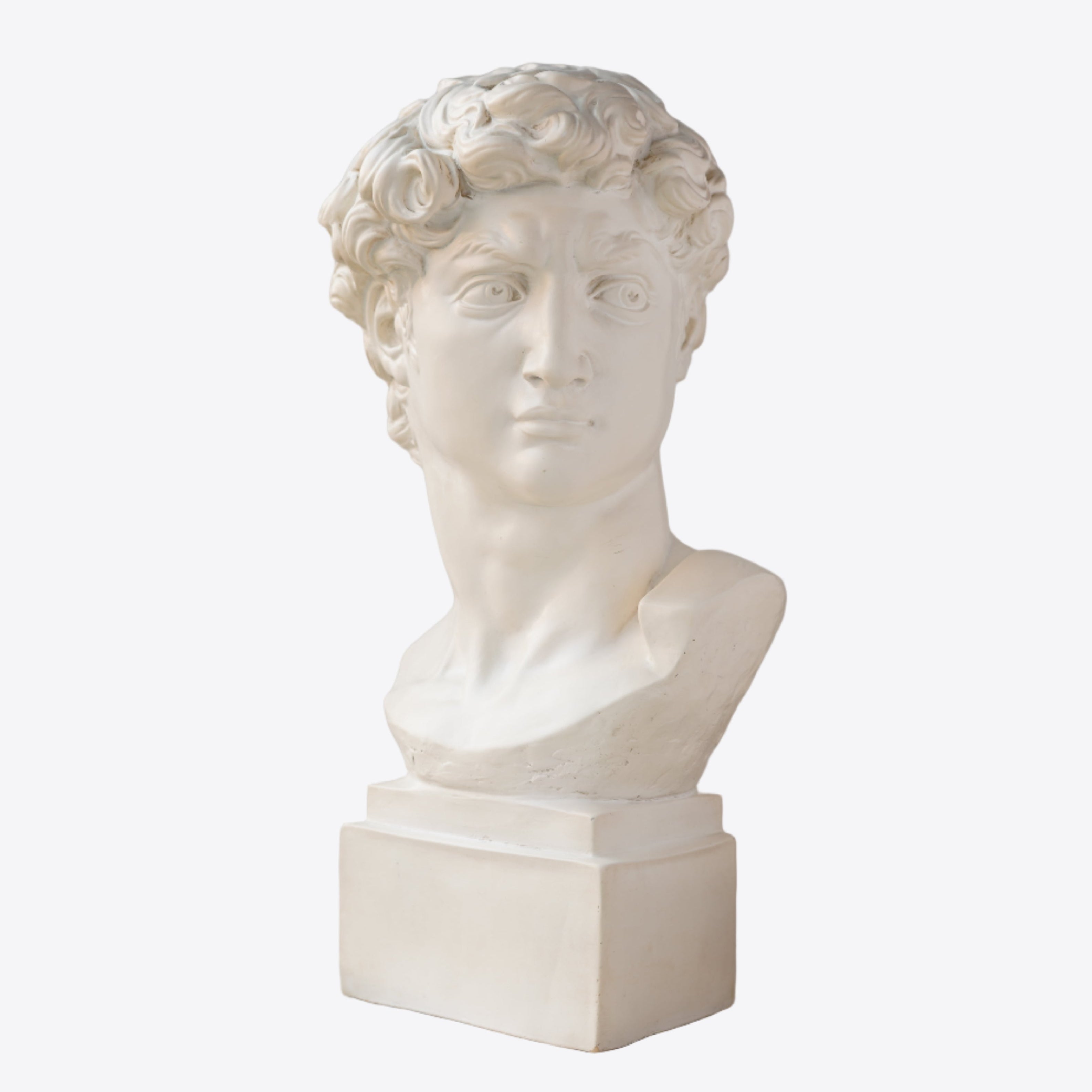 1965 Universal Statuary Corp Michelangelo Buonarroti "David" Plaster S ...